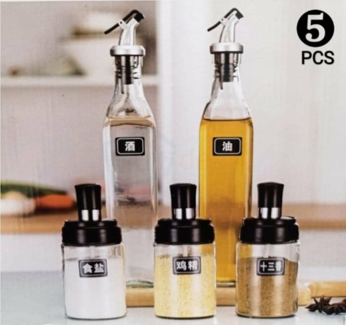 5 Pcs Oil Bottle – unlimit.lk